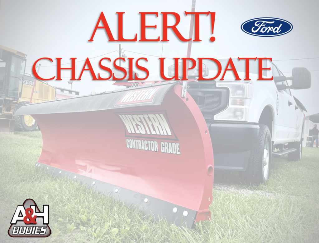 A&H Bodies Customers - Important Ford Chassis Planning - A&H Equipment Co.